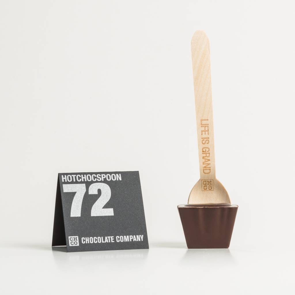 72% HOTCHOCSPOON (Dark) - Chocolate Spoon | amazing handmade chocolate ...