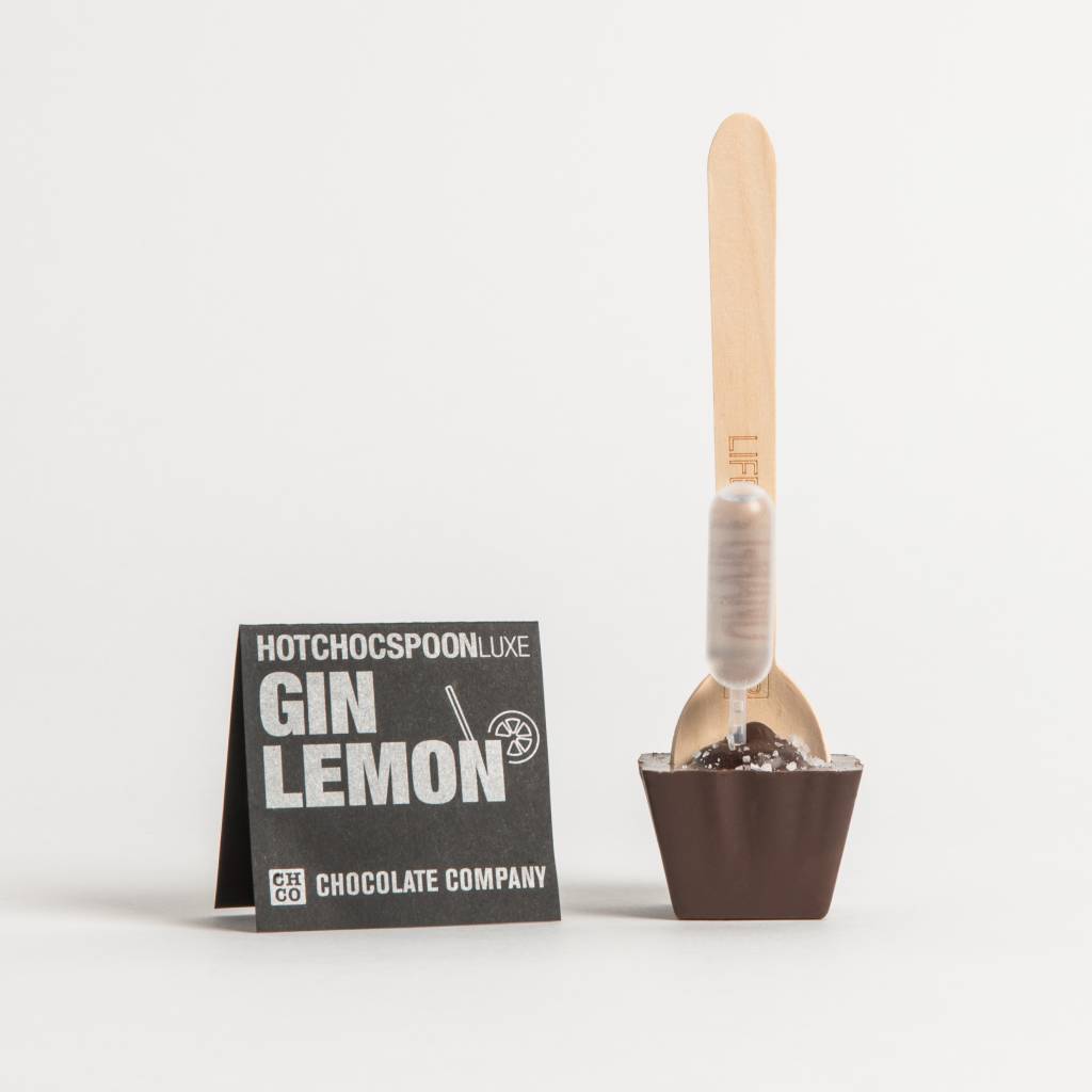 GIN LEMON HOTCHOCSPOON - Chocolate Spoon | amazing handmade chocolate ...