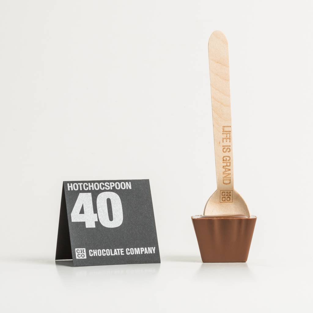 40% HOTCHOCSPOON (Milk) - Chocolate Spoon | amazing handmade chocolate ...