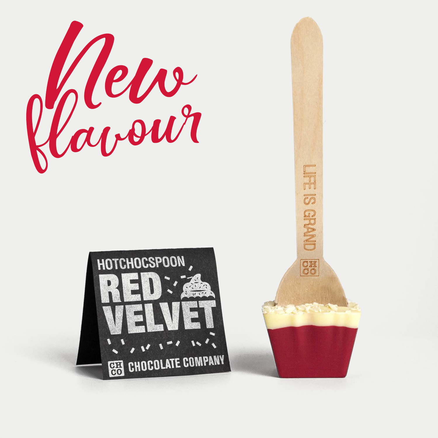 RED VELVET HOTCHOCSPOON (White) - Chocolate Spoon | amazing handmade ...